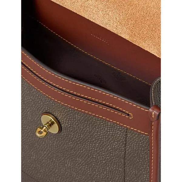 Mulberry Grained-leather Messenger Bag - Mole-cognac