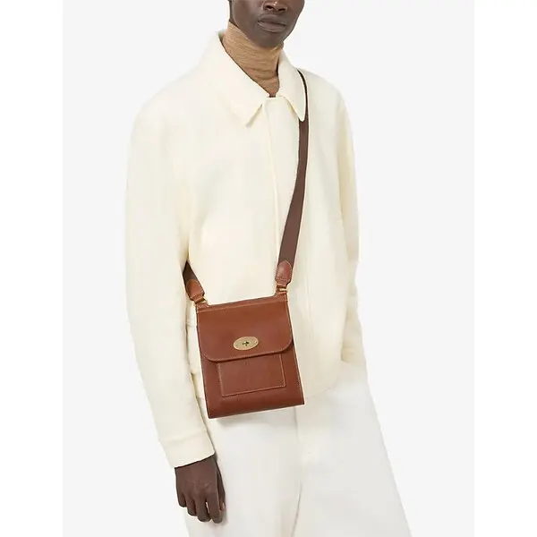 Mulberry Antony Small Leather Cross-body Bag - Oak