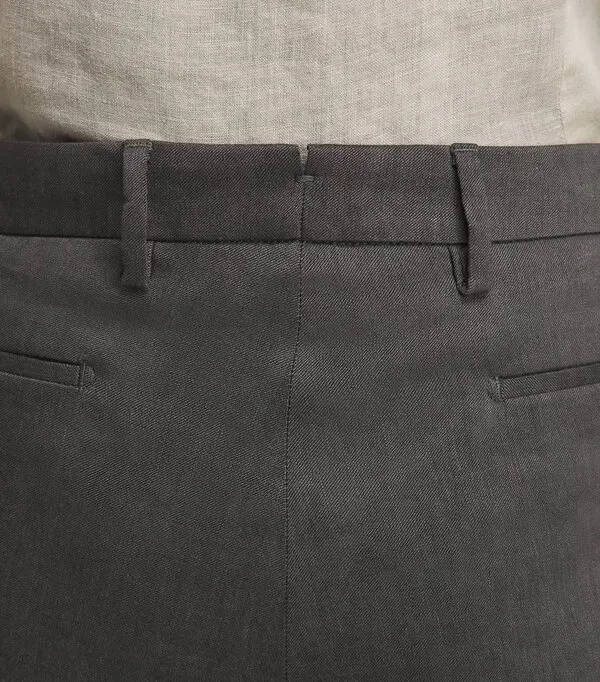 Marco Pescarolo Linen, Wool, And Mohair Trousers