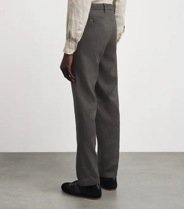 Marco Pescarolo Linen, Wool, And Mohair Trousers