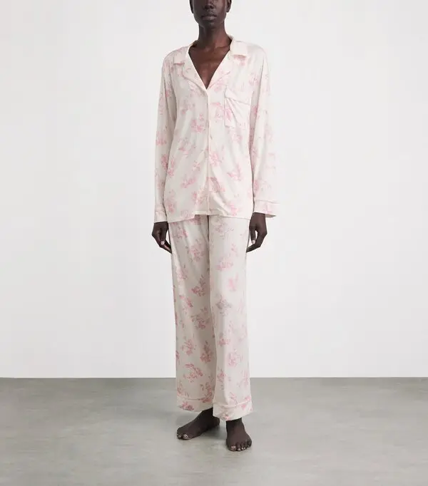 Eberjey Floral Gisele Pyjama Set - Pink
