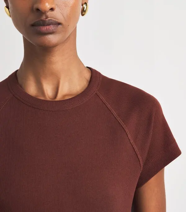 ME+EM Slim Ultimate Raglan T-shirt - Brown