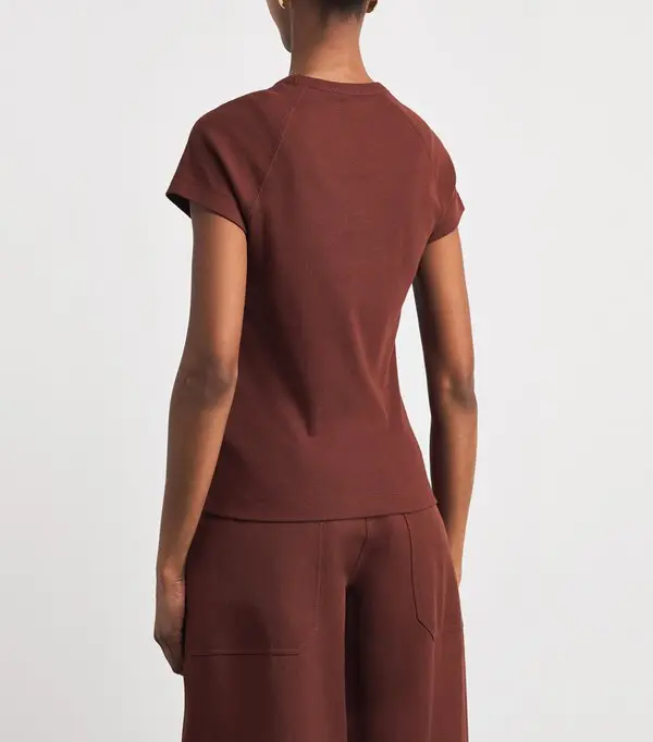ME+EM Slim Ultimate Raglan T-shirt - Brown