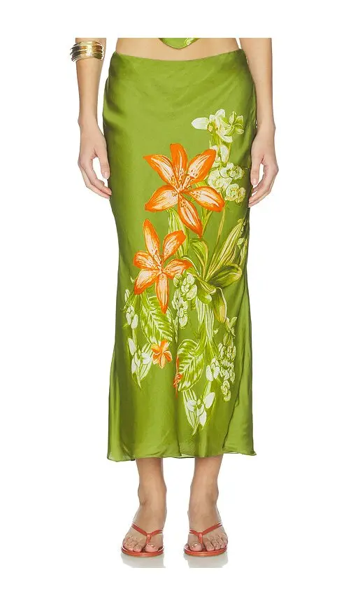Rococo Sand Midi Skirt