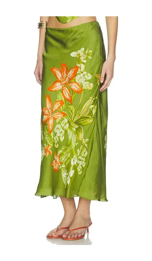 Rococo Sand Midi Skirt