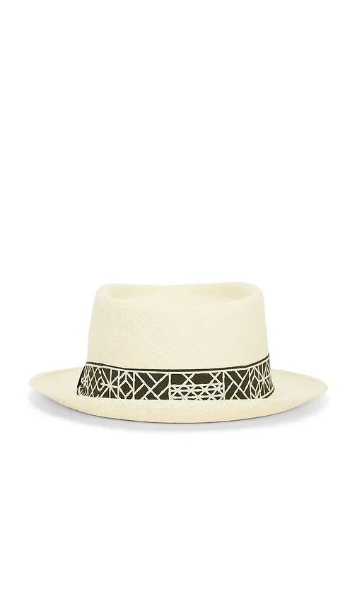 MALBON Guarapo Straw Hat - Cream