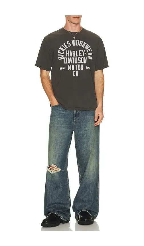 Dickies X Harley Davidson Short Sleeve Tee In . Also