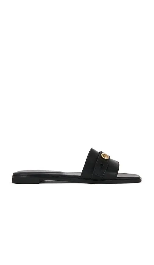 Tory Burch Romy Slide Sandals - Black