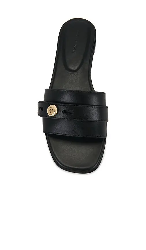 Tory Burch Romy Slide Sandals - Black