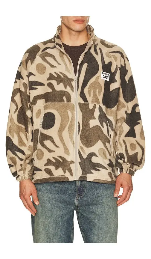 PARRA Fleece Jacket - Brown