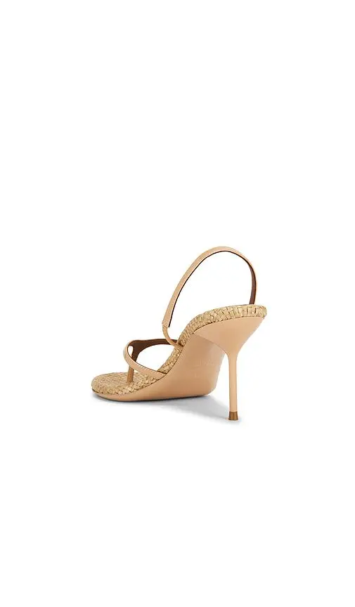 Paris Texas Lidia Thong Slingback Sandal 70 - Tan