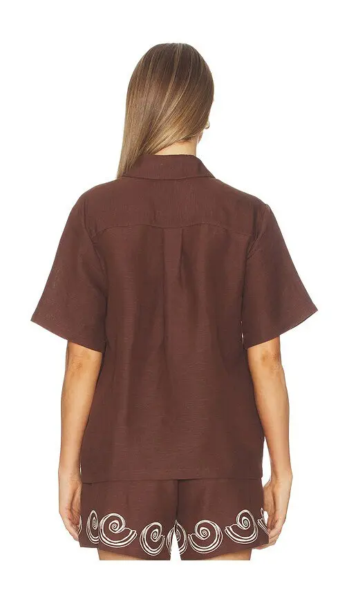 THE WOLF GANG Parco Shirt With Embroidery