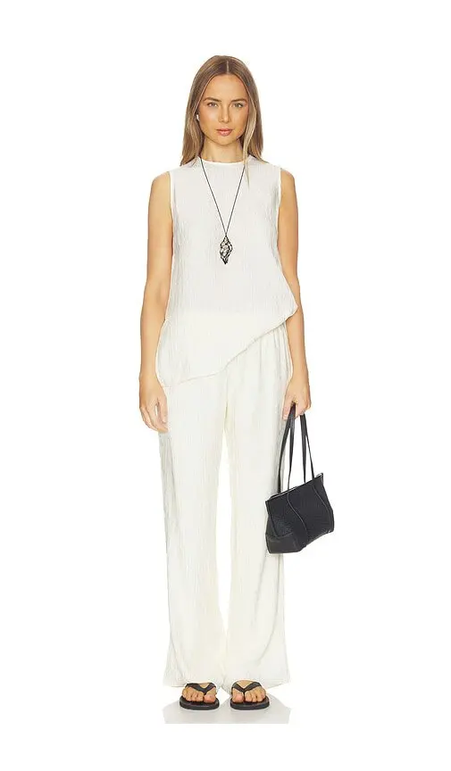 ANINE BING Malia Top - Cream