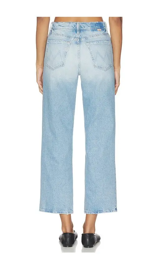 MOTHER The Rambler Zip Flood Jeans In Light Wash
