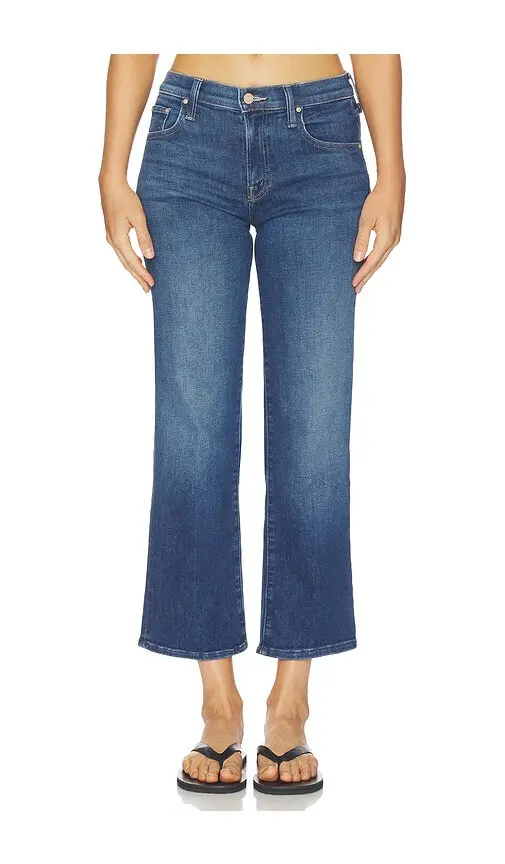 MOTHER The Mid Rise Rambler Zip Ankle Jeans