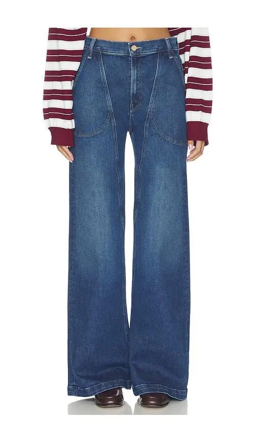 MOTHER The Chisel Sneak Jeans - Blue