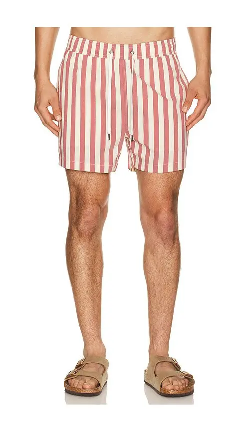 Onia Charles 4 Swim Trunk - Cream