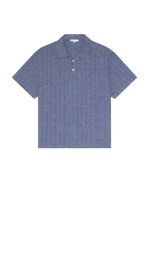 Onia Cotton Linen Pop Over Shirt In . Also
