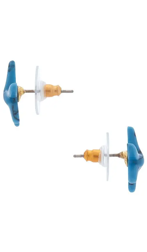Lele Sadoughi Starfish Stud Earrings - Blue