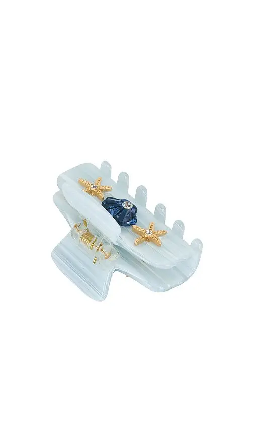 Lele Sadoughi Mini Sea Shell Claw Clip