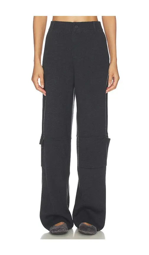 AYA MUSE Knit Cargo Trousers