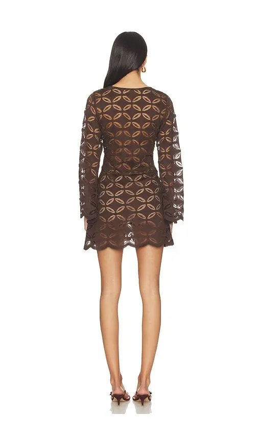 Waimari Positana Tunic Dress - Chocolate
