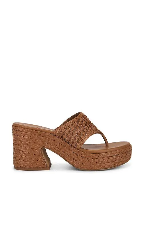 Dolce Vita Raffia Platform Sandals