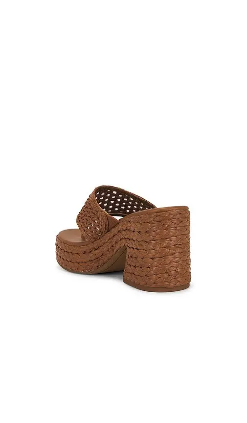 Dolce Vita Raffia Platform Sandals