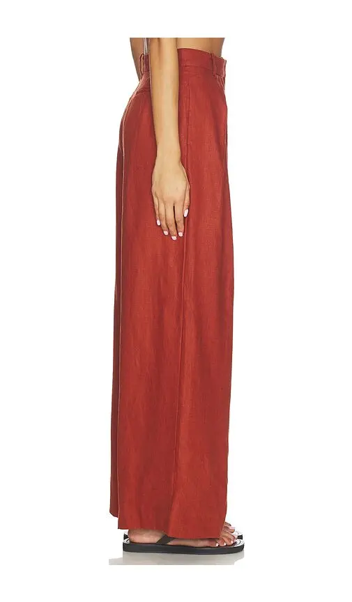Faithfull The Brand Sofia Trouser - Brick