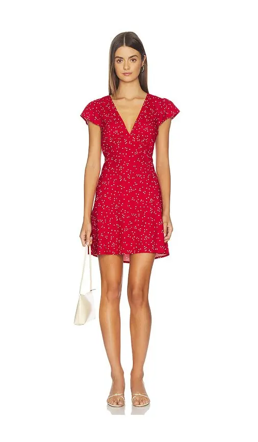 Faithfull The Brand Alvisa Mini Dress - Red