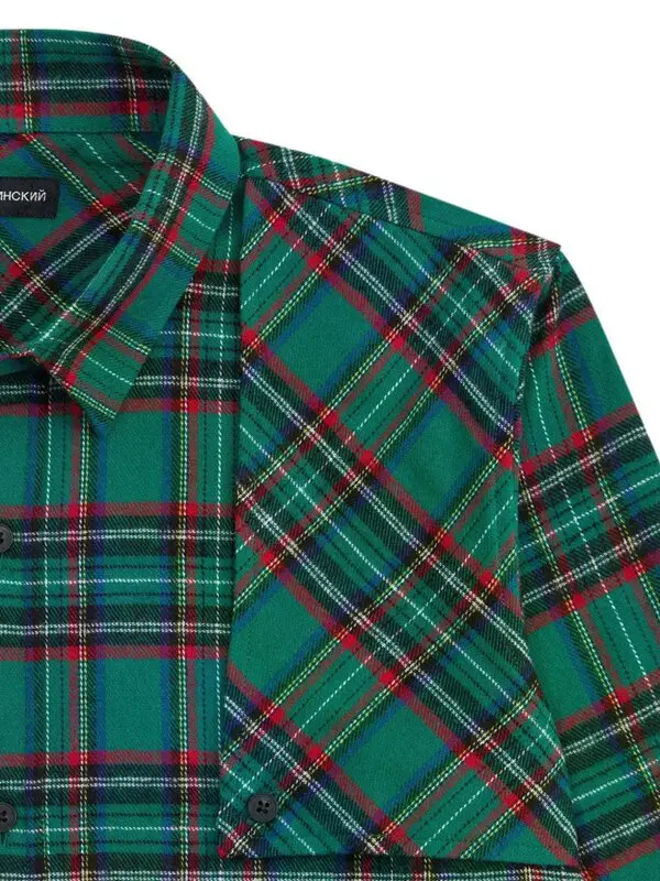 Gosha Rubchinskiy Checked Flannel Shirt