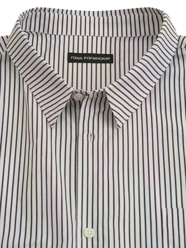 Gosha Rubchinskiy Vertical-stripe Chest-pocket Shirt