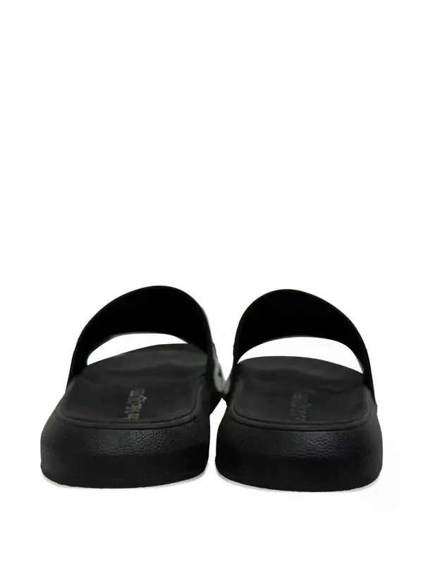 Alexander McQueen Graffiti Logo Slide Sandals