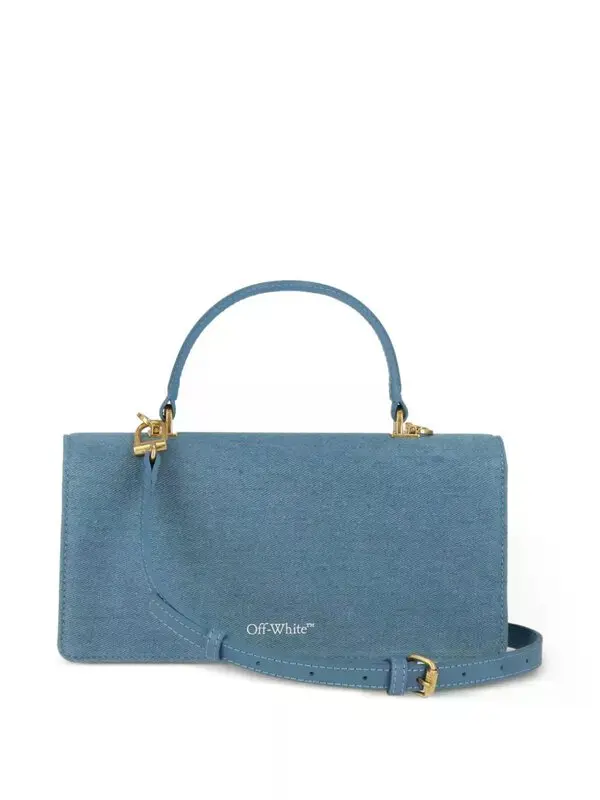 Off-White Logo-plaque Cross Body Bag - Blue
