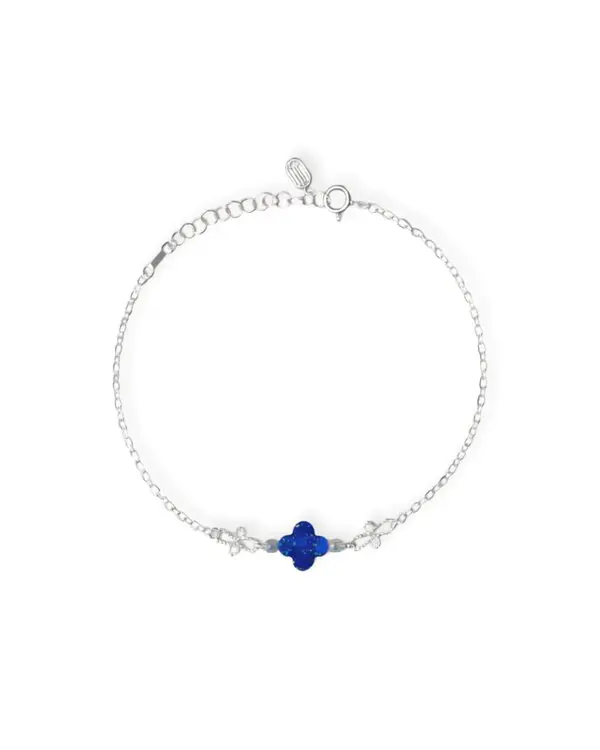 INARI JEWELLERY Pulut Tai Tai Charm Bracelet - Blue/silver