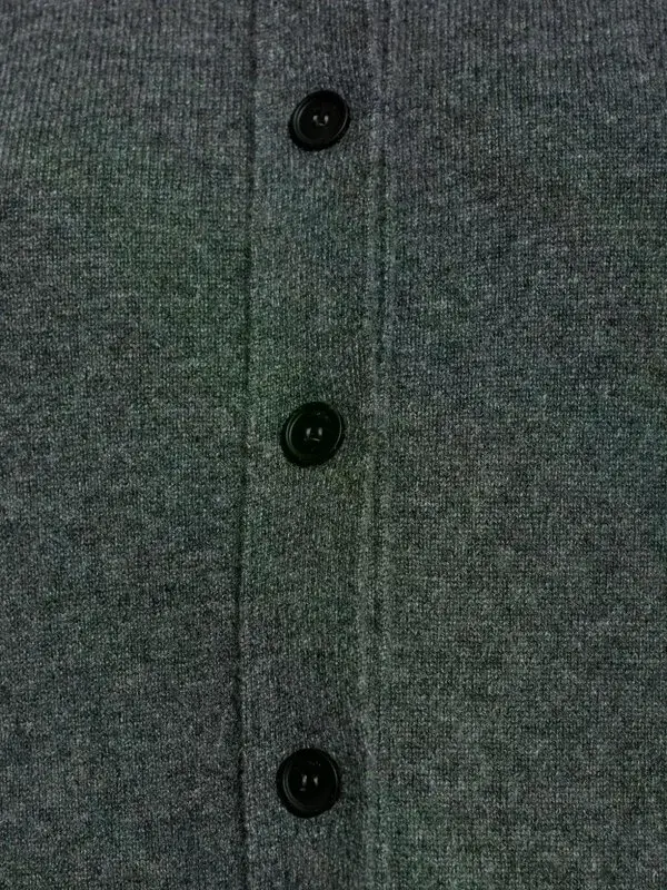 FERRAGAMO Cashmere Button-up Cardigan - Grey