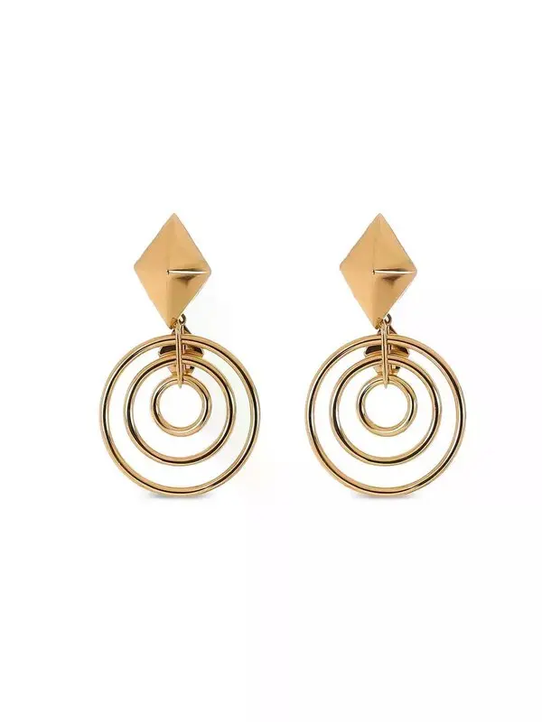 CADAR Python Drop Earrings - Gold