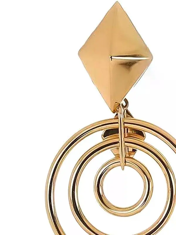 CADAR Python Drop Earrings - Gold