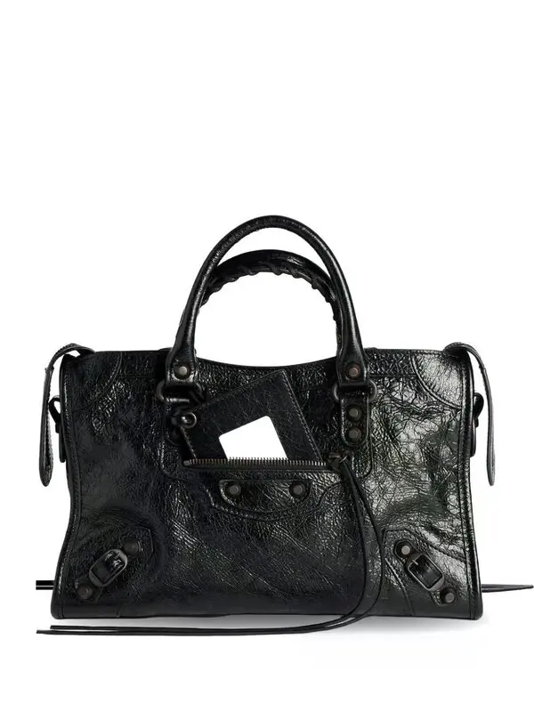 Balenciaga Small Le City Tote Bag - Black