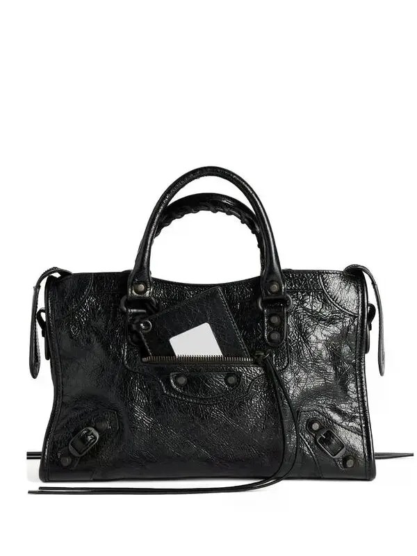 Balenciaga Small Le City Tote Bag - Black