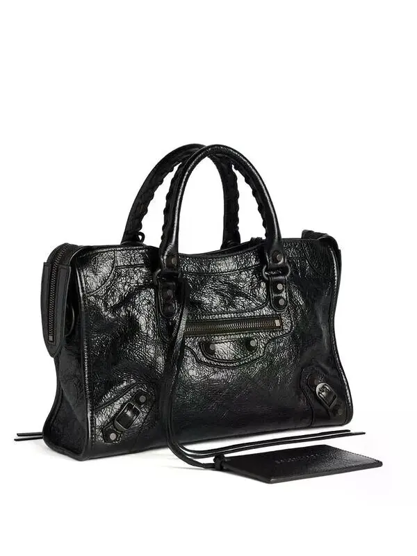 Balenciaga Small Le City Tote Bag - Black