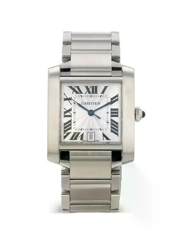 CARTIER 2000s Tank Française 33mm Watch - Silver