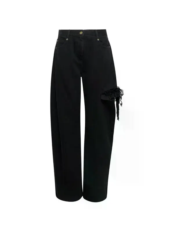 YCH Lace-detail Jeans