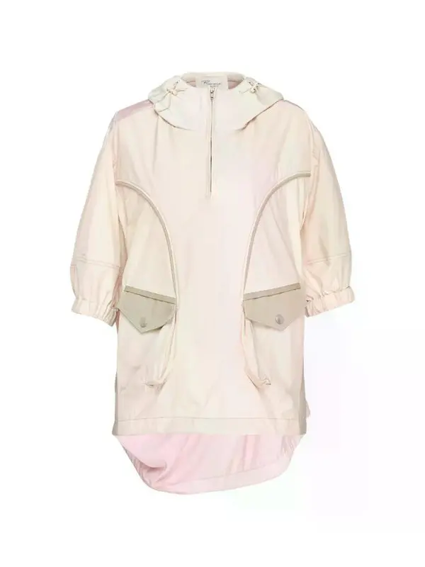 CAROLINE HU Collage Draped Hoodie