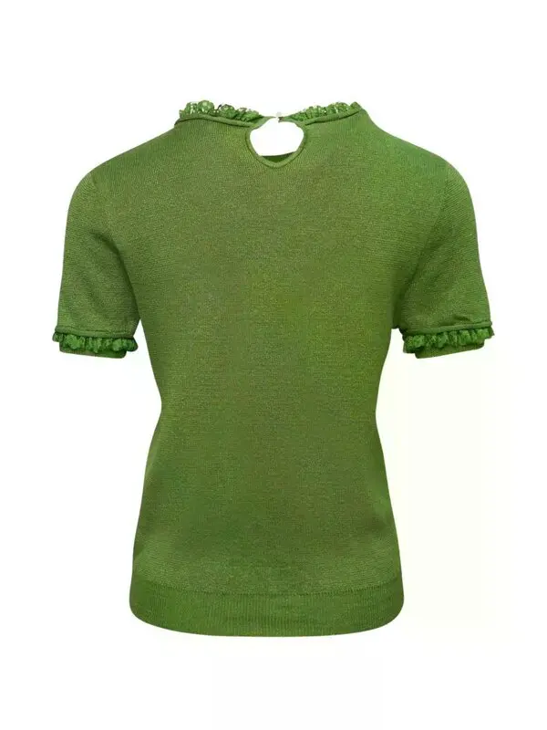 SHUSHU/TONG Ruffled Short-sleeve Jumper