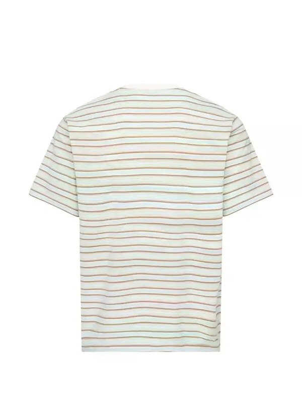 Auralee Gradient-stripe Jersey T-shirt