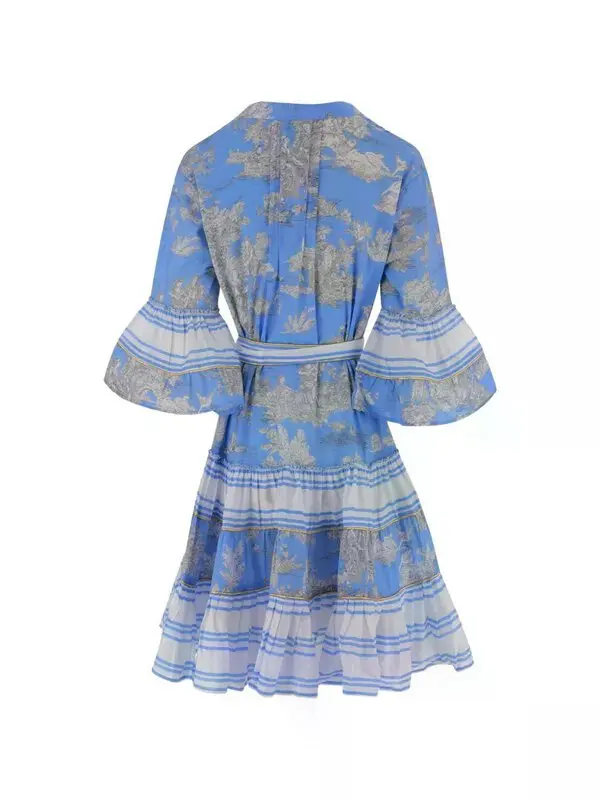 PEP'S Floral-print Ruffled Dress