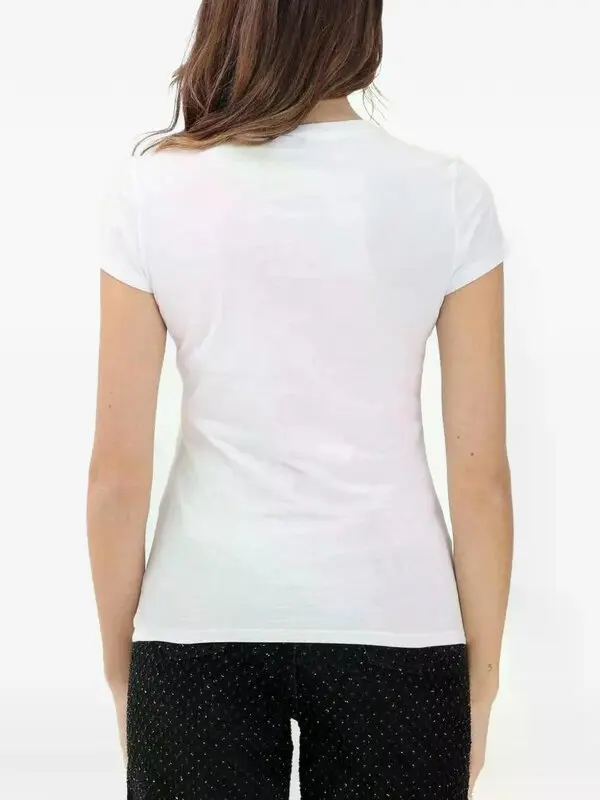 Armani Exchange Glitter-logo T-shirt