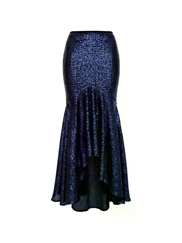 ROSERRY Tango Sequin-embellished Skirt - Blue