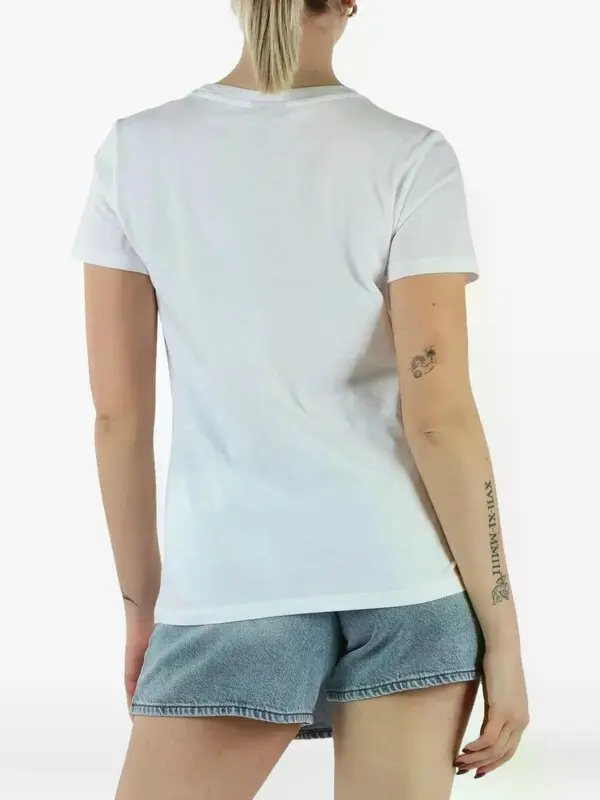 Armani Exchange Rhinestone Logo T-shirt
